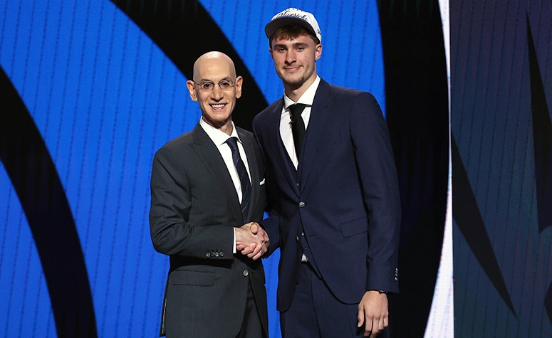 Cooper Flagg realizes 'dream come true' as No. 1 pick in 2025 NBA Draft ...